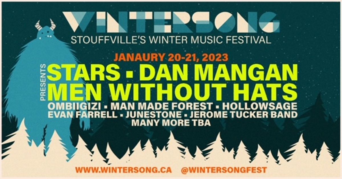Wintersong Music Festival Announces 2023 Headliners: Stars, Dan Mangan ...